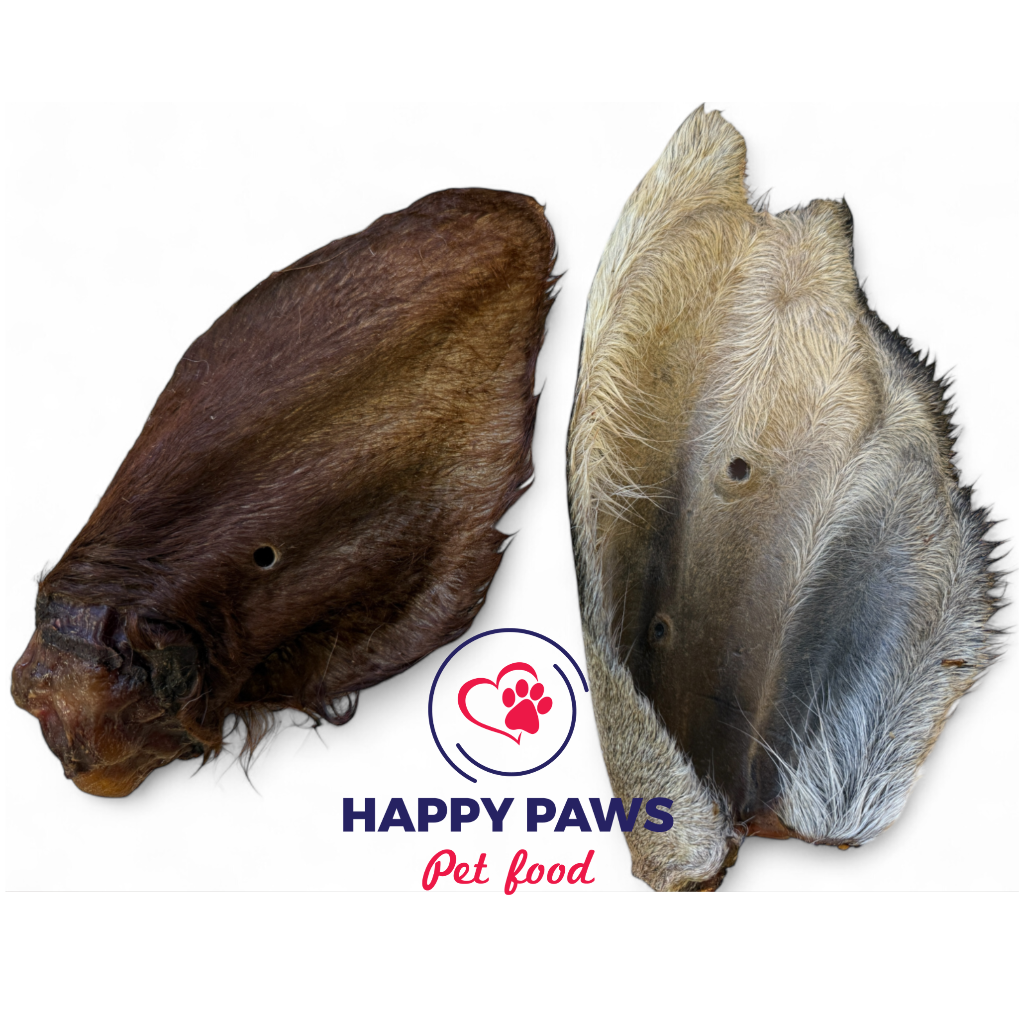 Hair-On Beef Ears for Dogs - Natural Chew Treats for All Sizes – Happy ...